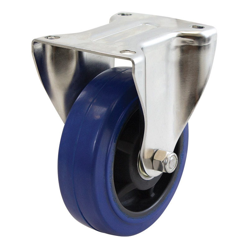 150mm Reb Rubber Wheel 225kg Capacity Castor (R6043) | Richmond Wheels ...
