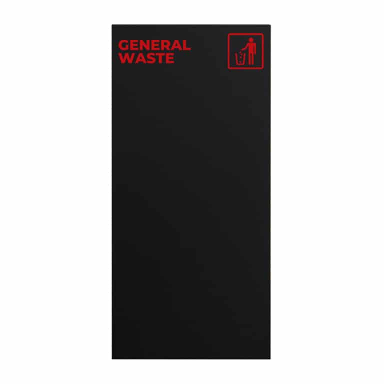 Waste Recycling Station Bin – Red Lid – General Waste (WRS001 ...