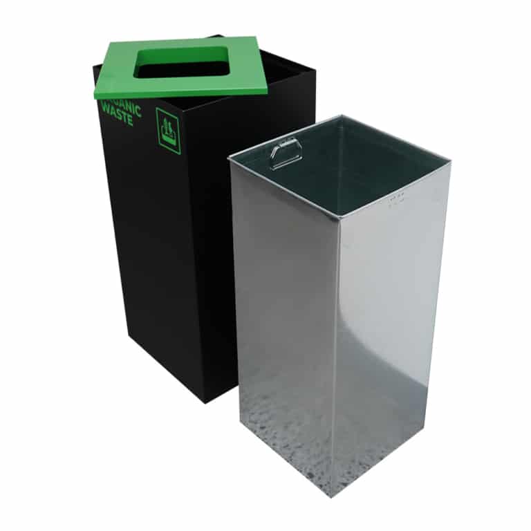 Waste Recycling Station Bin – Green Lid – Organic/Food Waste (WRS003 ...