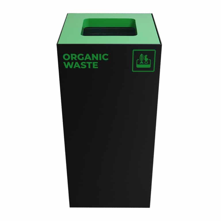 Waste Recycling Station Bin – Green Lid – Organic/Food Waste (WRS003 ...